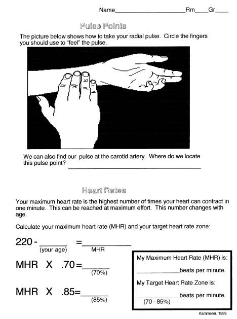 Formula For Target Heart Rate Formula For Target Heart Rate